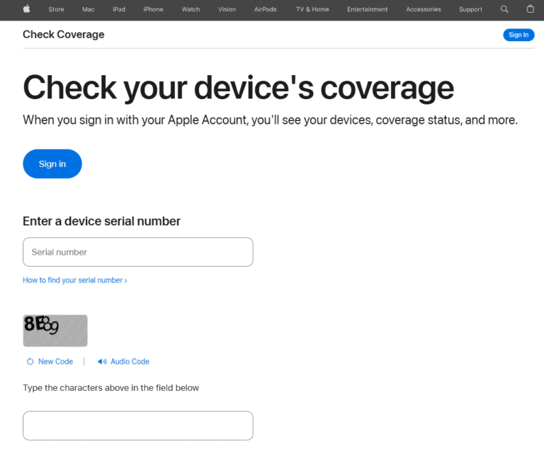 Steps To Check Your iPhone Serial Number On The Apple Website - thinglabs